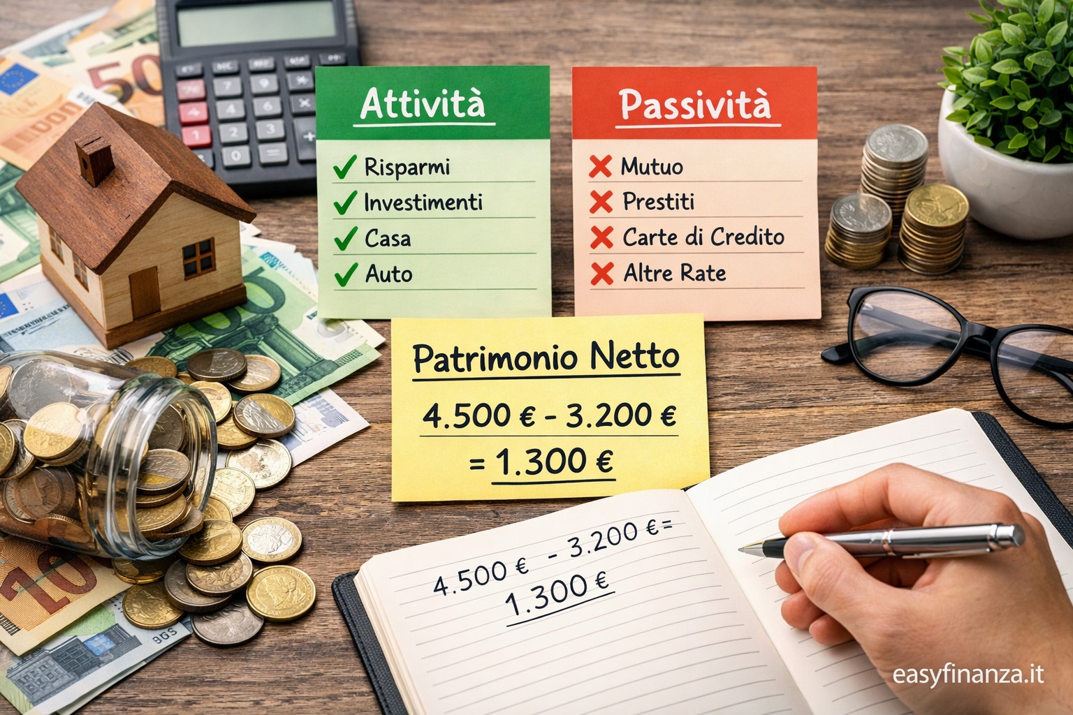 Patrimonio netto personale, cos’è e come calcolarlo?